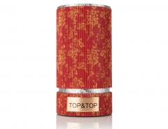 Custom Red Cardboard Box Printing Luxury Round Tube Packaging Box ...